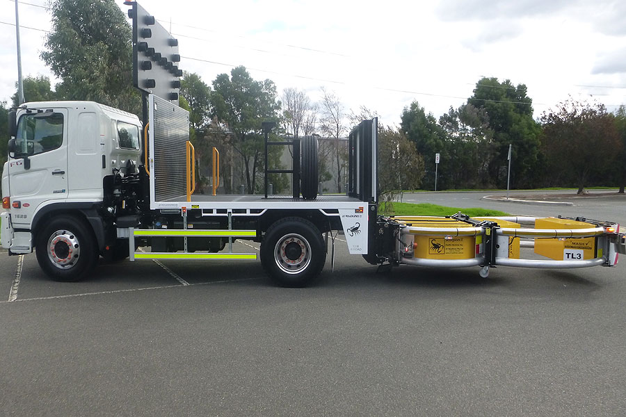 A1Roadlines > Attenuators (TMAs) > TL-3 Truck Mounted (Bump Trucks)